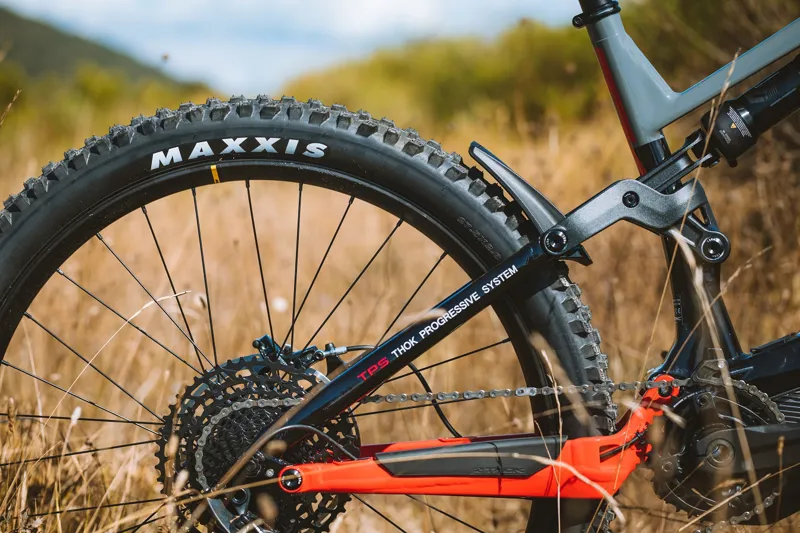 2022 THOK TK01 E.Bike - Grey/ Black / Red