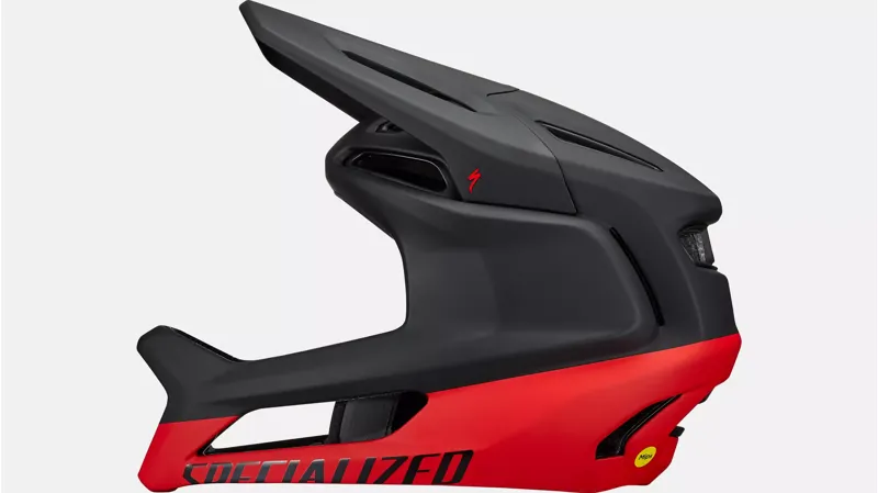 Specialized Gambit Carbon Full Face Helmet - Vivid Red/ Carbon