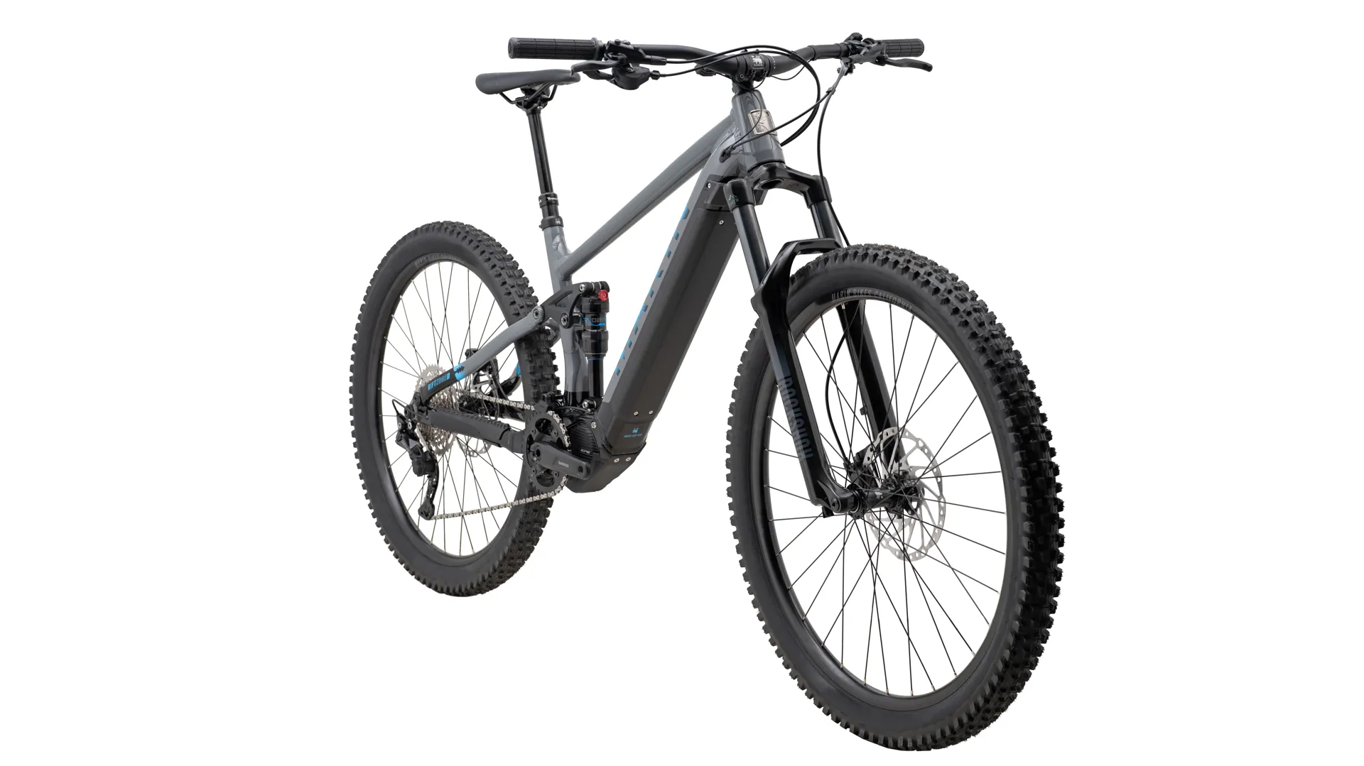Marin Rift Zone E Mountain E.Bike - Gloss Grey/ Blue